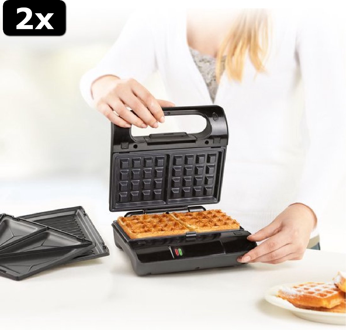 2x Princess 117002 Multi Sandwich Grill Compact Pro - Contactgrill ...