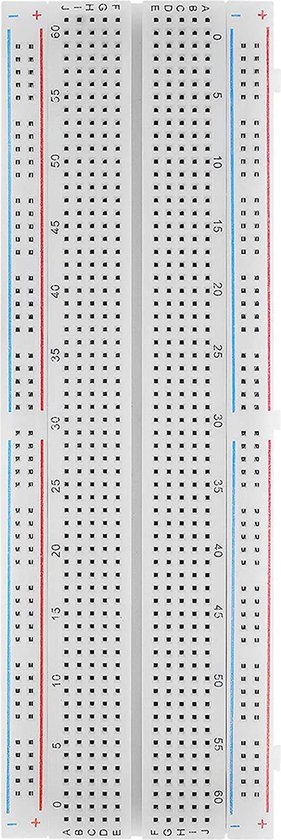 AZDelivery MB-102 Breadboard met 830 contacten compatibel met Arduino ...