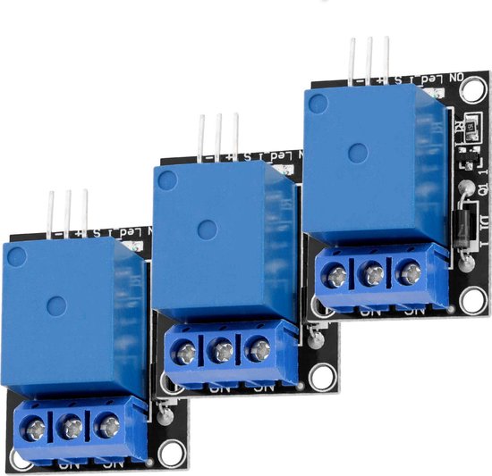 AZDelivery 3 x 1-relais 5V KY-019 Module High-Level-Trigger compatibel ...