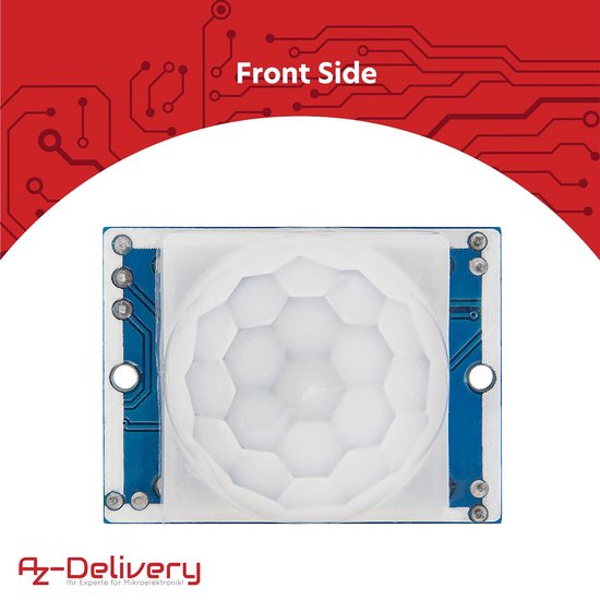 Azdelivery 5 X Hc Sr501 Module De Détection De Mouvement Avec Capteur