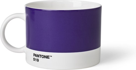 Pantone Theekop - Bone China - Violet 519 C | bol