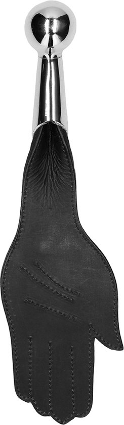 Saddle Leather Hand Paddle Metal Ball Handle | bol