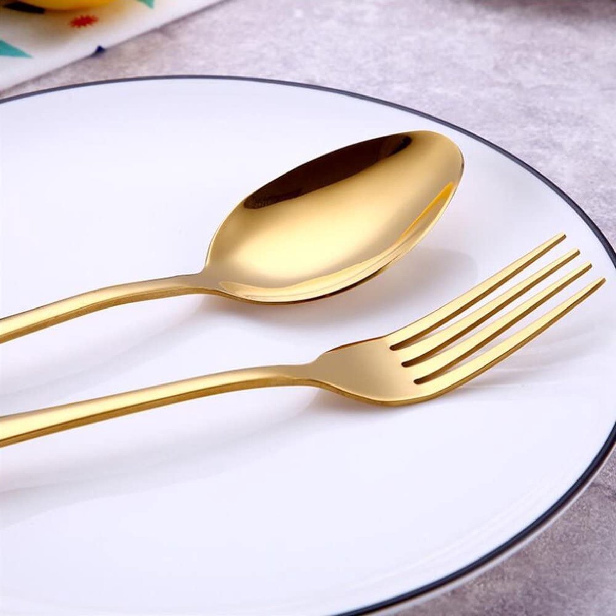 SensaHome - 20-delige Bestek set - Inclusief Mes/Vork/Lepel - 4 ...