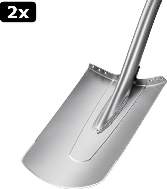 2x Fiskars Xact Tuinspade - Rond - L - 120 cm | bol.com