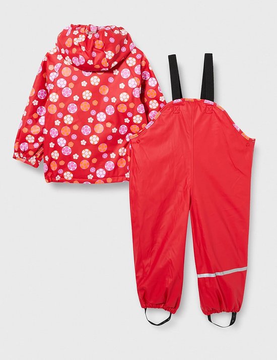 Waterdicht Kinder Regenpak met Fleece Voering Rood - Warm en Veilig | bol