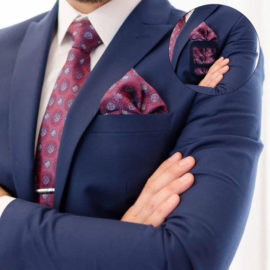 Pochet Houder voor Zakdoek - 3 Stuks | Slanke Pocket Square Houders ...