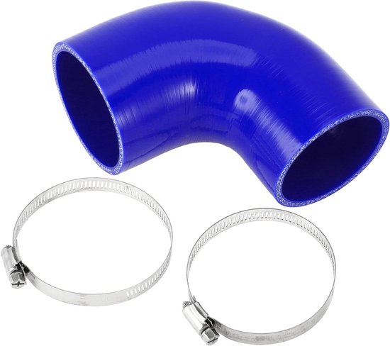 Nordivar - Auto Siliconen Slang Blauw 67mm-76mm 90mm 90 Graden ...