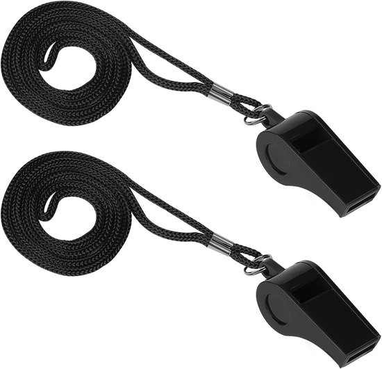 Plastic Sports Flutes - 2Pcs Coach Flute met Lanyard - Luide ...