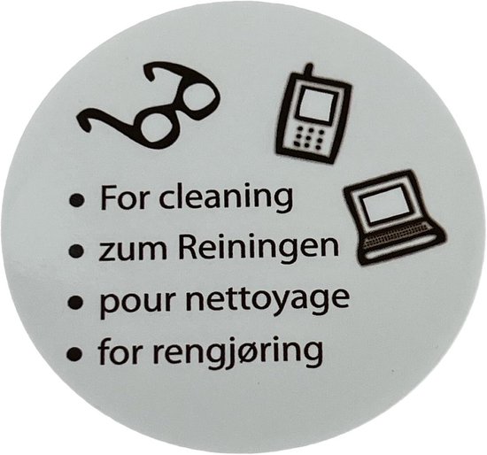Microvezel Poetsdoek voor Brillen, Lenzen en Schermen - Hoge Kwaliteit ...