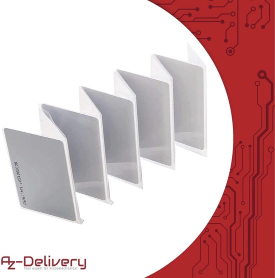 10 stuks RFID Kaarten Witte Keycards 125KHz Genummerd Compatibel met ...