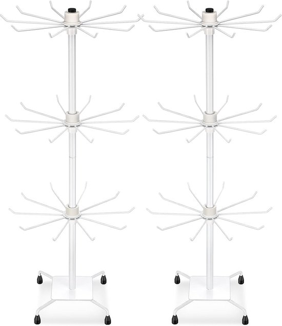 Roterende sieraden display standaard met 3 niveaus - Perfect voor ...