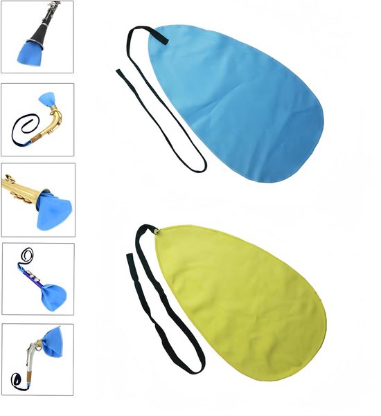 Set van 4 Microvezel Reinigingsdoeken voor Saxofoon, Fluit en Klarinet ...