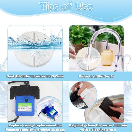 18 Pack Filters voor Drinkfontein Katten en Honden | bol