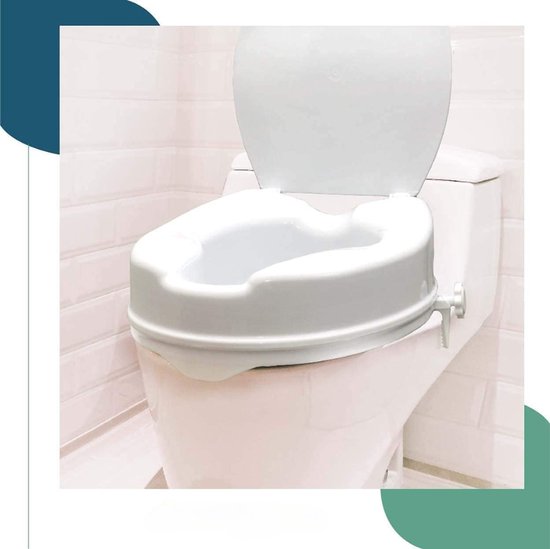 VIN® Toiletverhoger 10 cm - Voor Ouderen - WC Verhoger - Verhoogde Bril ...
