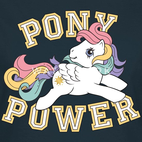 My Little Pony Retro Pony Power Statement T-Shirt Dames | bol