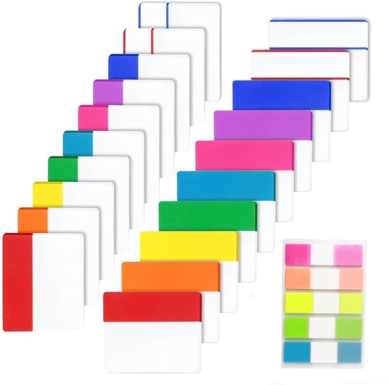 IMPERATORIS® 10 kleuren Sticky Notes - Memoblaadjes - Memokubus - 5.1 x ...