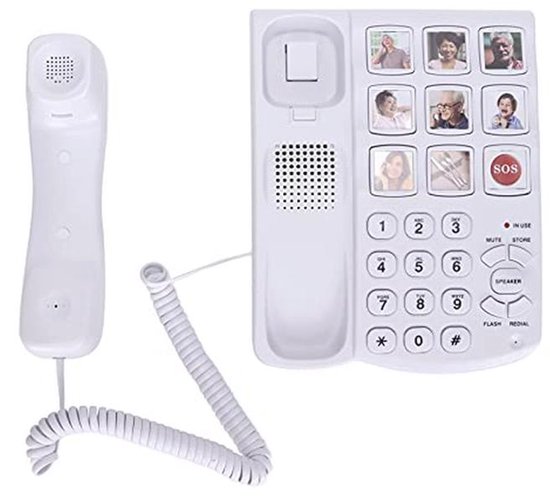 Vaste telefoon met grote toetsen voor senioren - Gemakkelijk te ...