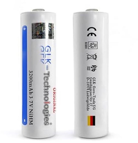 Hoge Capaciteit Oplaadbare NiMH Accu 3200 mAh 3,7V voor Apparaten | bol