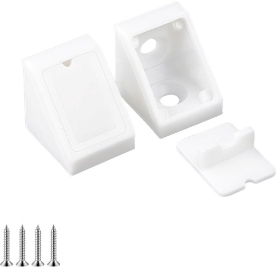 20 stuks Plank Kast Deur Hoek Beugel, Plank Ondersteuning Brace, 90 ...
