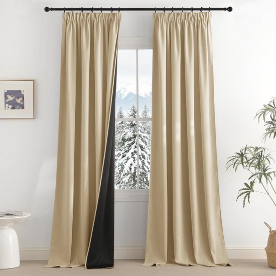 Warmte-isolerende Verduisteringsgordijnen voor Woonkamer en Slaapkamer ...
