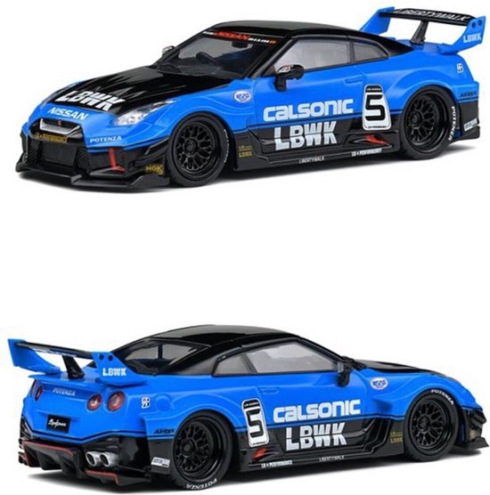 Nissan GT-R (R35) LB #5 "LBWK" Silhouette Calsonic 1-43 Solido | bol