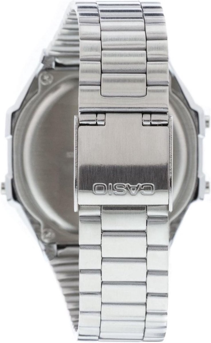 Casio Vintage ICONIC A168WEC-1EF Unisex Horloge 36,3 mm - Zilverkleurig | bol