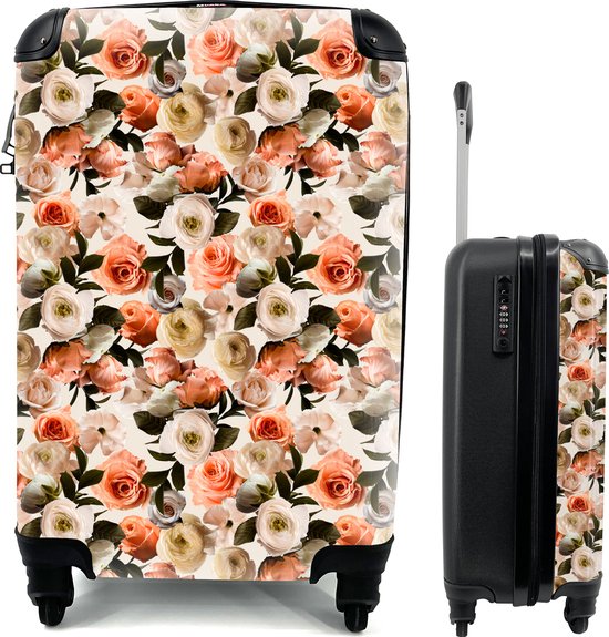 Valise - Roses - Fleurs - Collage - 35x55x20 cm - Bagage à Bagage à ...