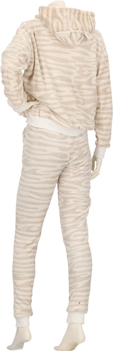 Apollo Huispak dames | Zebra Print | Beige | Maat L/XL | Huispak dames ...