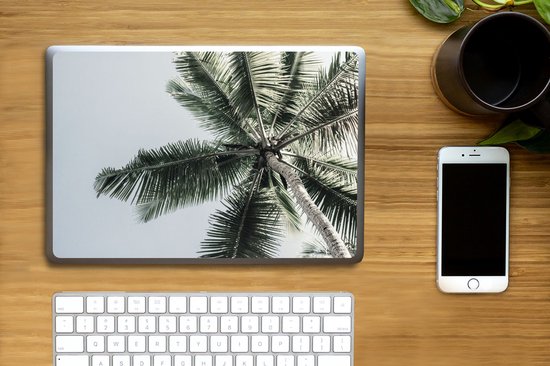 Laptop sticker - 14 inch - Palmboom - Tropical - Zomer - 32x5x23x5cm ...