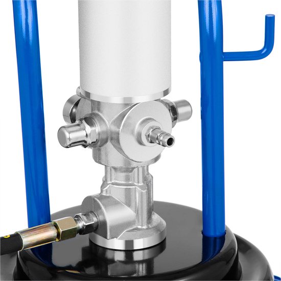 MSW Pneumatische vetpomp - 12 Liter - mobiel - 240-320 bar persdruk ...