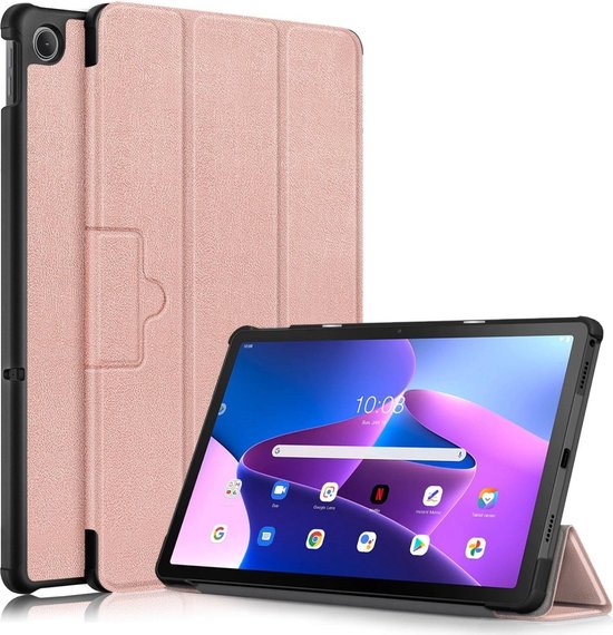 Lunso - Lenovo Tab M10 Plus Gen 3 (3e generatie) - Tri-Fold Bookcase ...