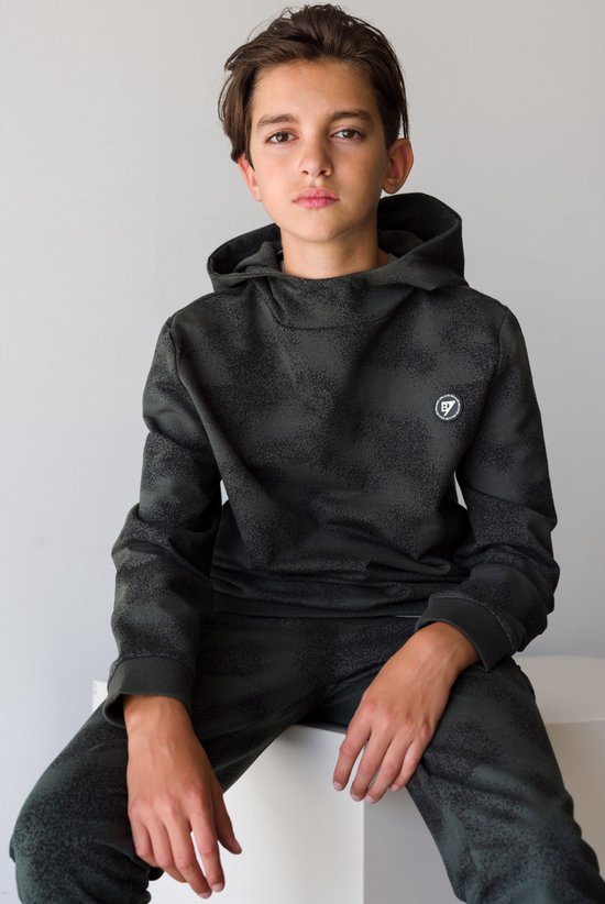 Jongens hoodie aop - Darkest Spruce | bol