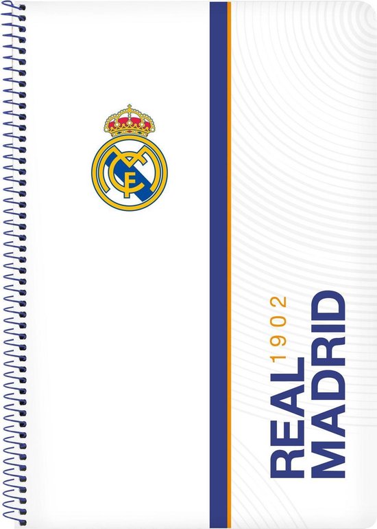 Boek over Ringen Real Madrid C.F. 512154066 Blauw Wit A4 | bol.com