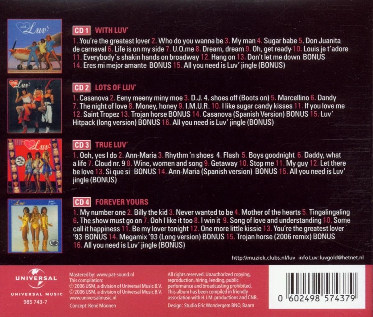 Luv - Completely In Luv (CD), Luv | CD (album) | Muziek | bol