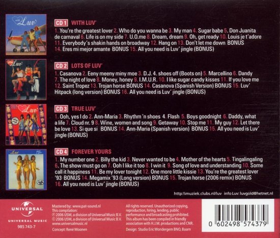 Luv - Completely In Luv (CD), Luv | CD (album) | Muziek | bol