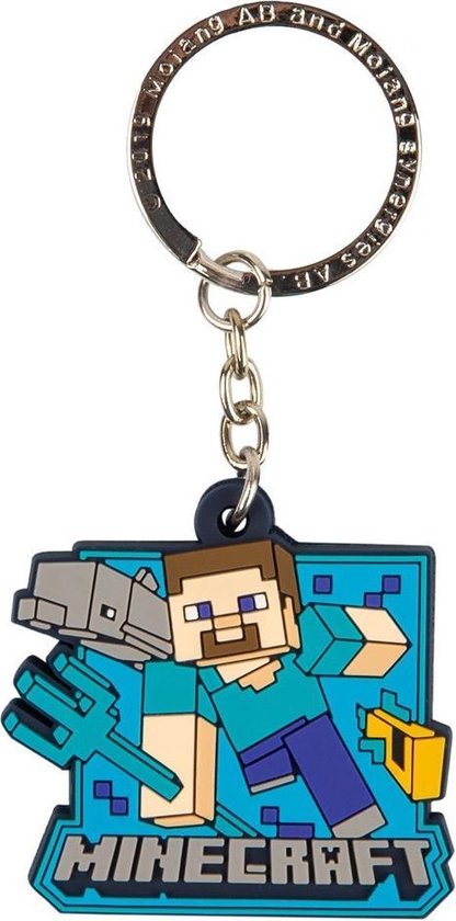 Minecraft: Aquatic Steve Keychain | bol