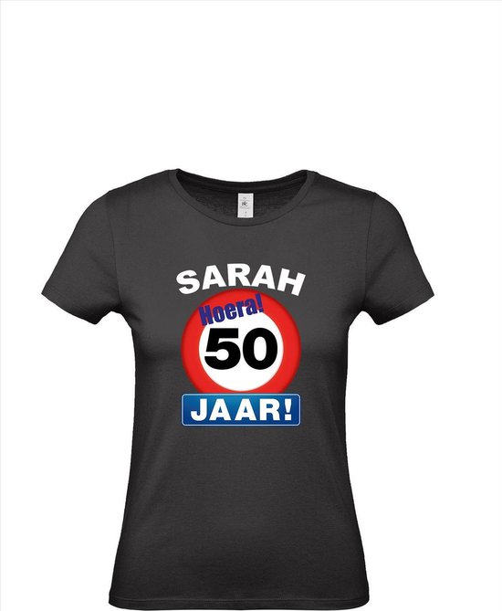 Sarah Kleding 50 Jaar - Stopbord Pop Shirt - Opvulbare Pop | bol