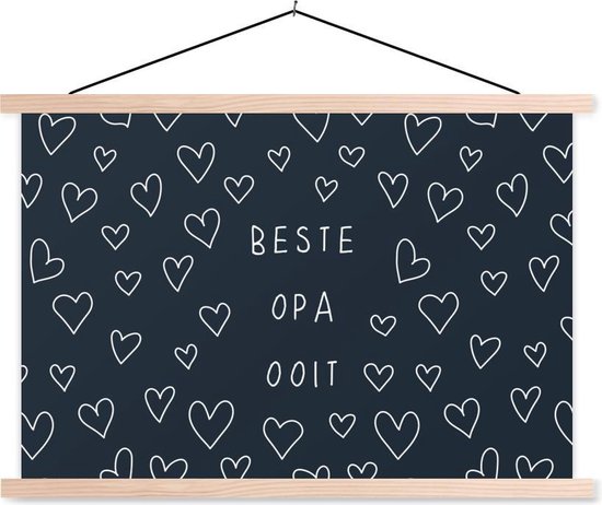 Posterhanger incl. Poster - Schoolplaat - Spreuken - Vaderdag Cadeau ...