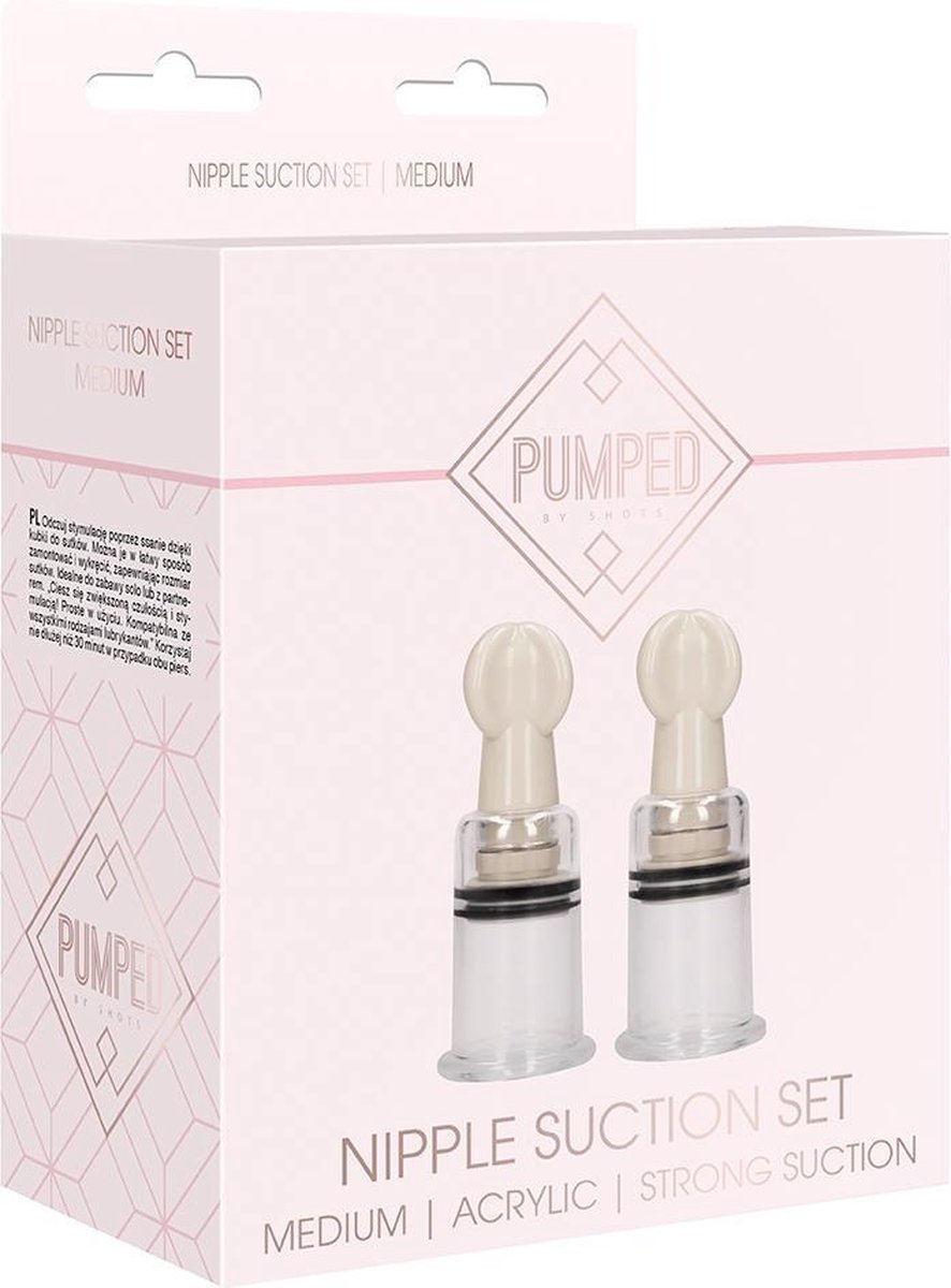 Shots - Pumped Tepelzuigset transparent | bol.com