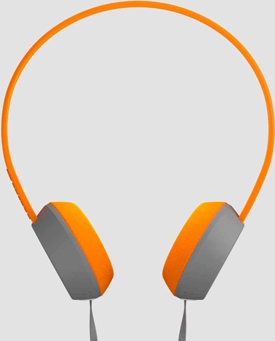 Coloud Knock - On-ear koptelefoon - Grijs/Oranje | bol