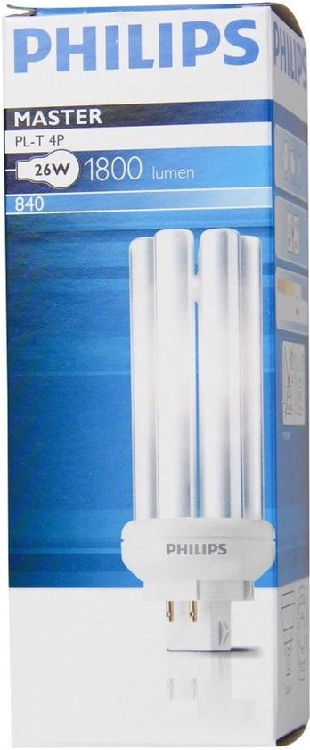 Philips Master PL-T - 26W/830 - warm wit - 4-pins | bol