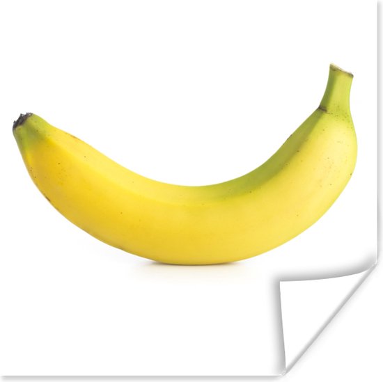 Exemplaar van de gele banaan Poster 30x30 cm - Foto print op Poster ...