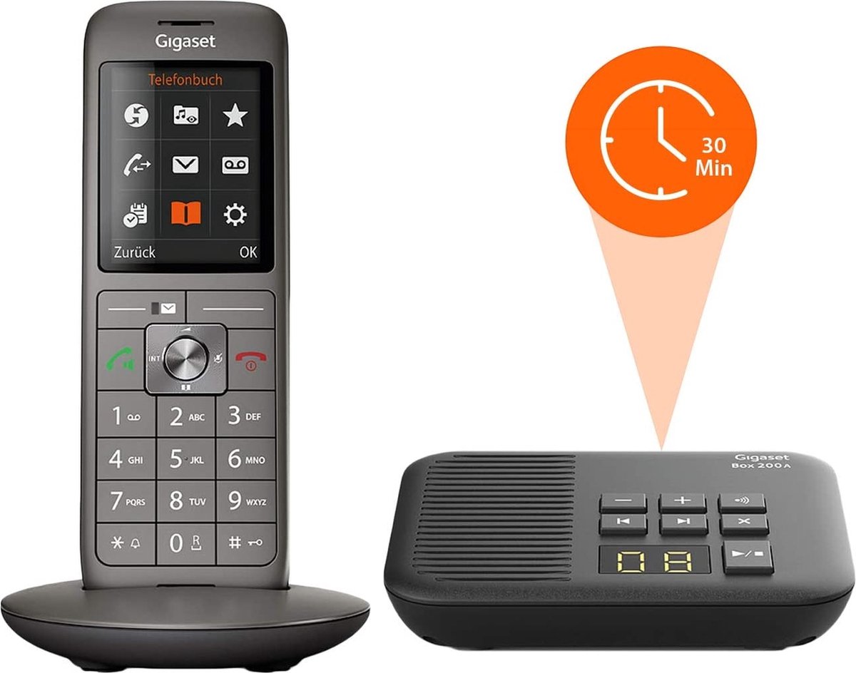GIGASET CL660A Single DECT draadloze telefoon - met BEANTWOORDER ...