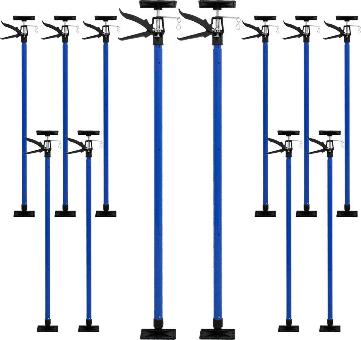 ECD Germany Plafondsteun set van 12 1,15m-2,90m tot 30kg, telescopische ...
