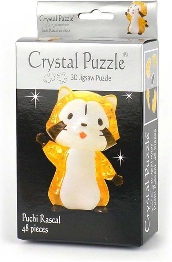 Crystal puzzel 48 stukjes PUCHI RASCAL | bol.com