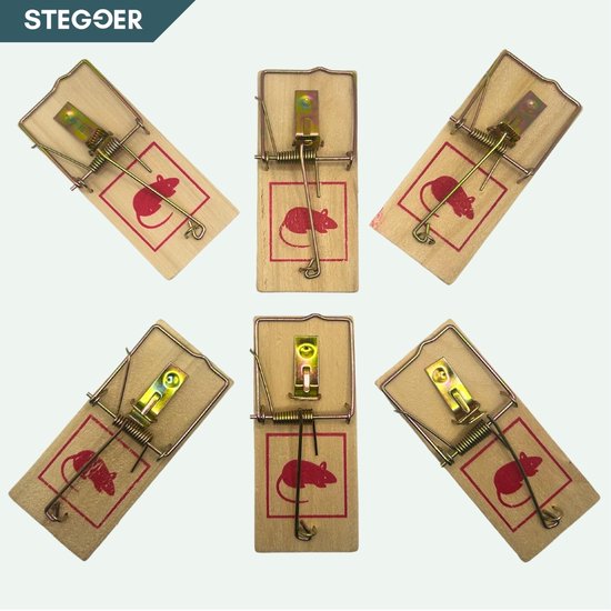 STEGGER - Muizenval - Houten Muizenvallen - Muizenvallen voor Binnen en ...