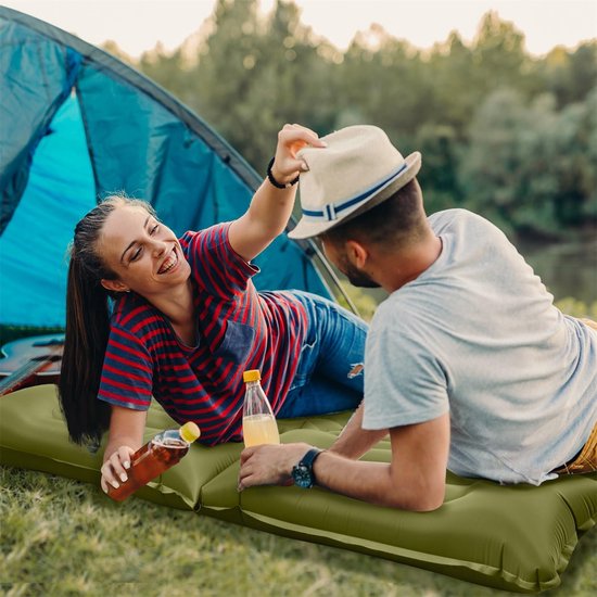 Isomat, 10 cm, camping, 2 personen, opblaasbaar, ultralicht met kussen ...