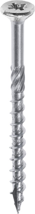 Woodies Ultimate houtschroef verzinkt 3.0 x 20 voldraad - 200 stuks | bol
