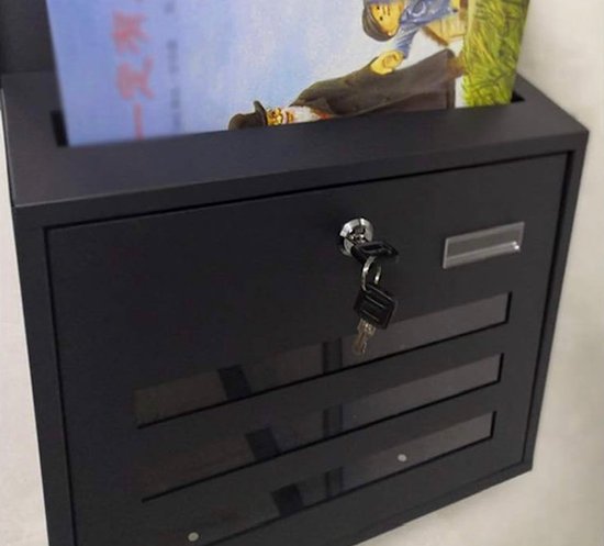 Brievenbus met Slot - Moderne Uitstraling - Wand brievenbus - Geschikt ...