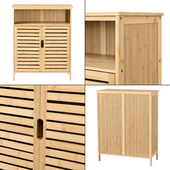 In And OutdoorMatch Badkamermeubel Summer - Bamboe - 81x65,5x31 cm ...